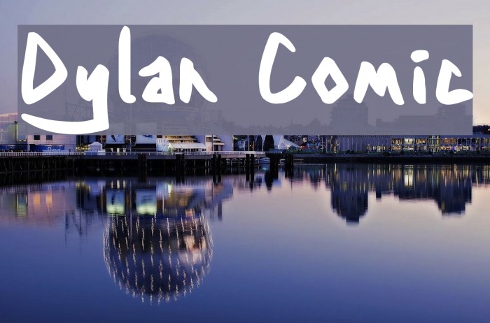 Dylan Comic Font - FFonts.net