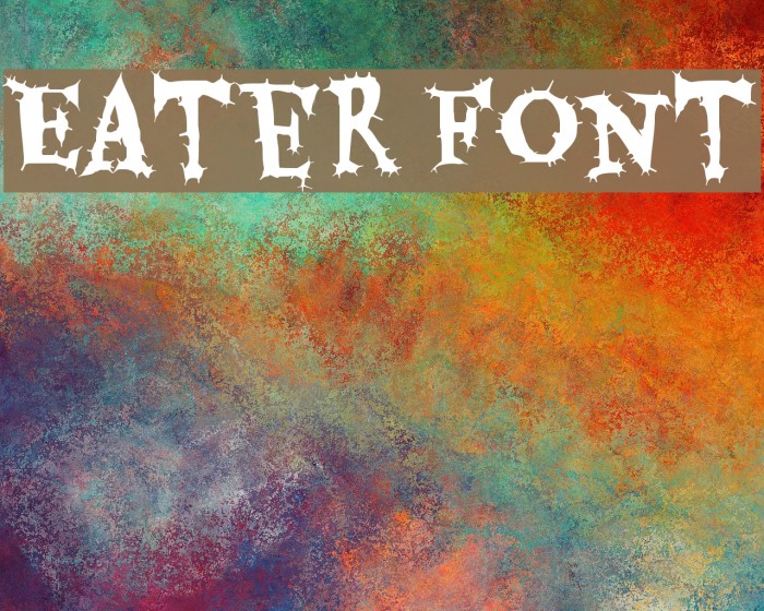 Eater Font - FFonts.net