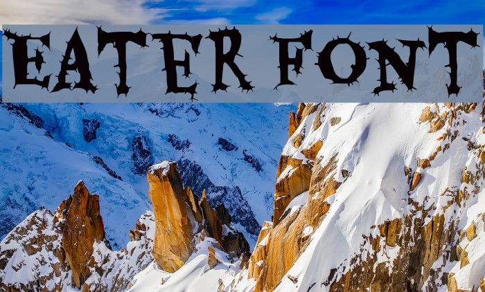 Eater Font - FFonts.net