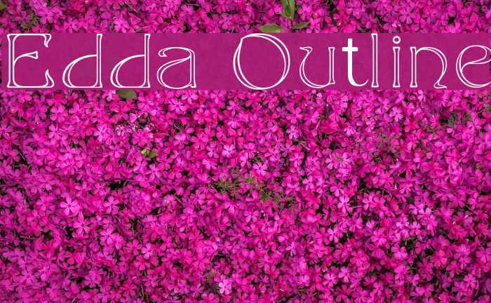 Edda Outline Font - FFonts.net