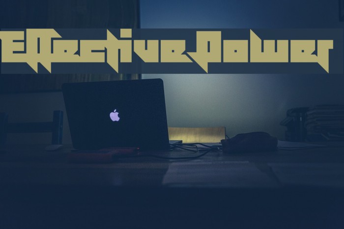 Effective Power Font - FFonts.net