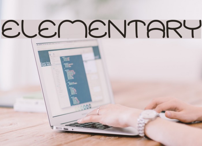 ELEMENTARY Font - FFonts.net