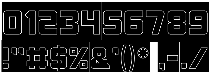 ELITE MIND-Hollow-Inverse Font - FFonts.net