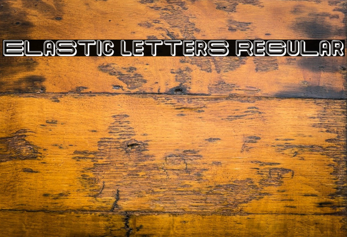 Elastic Letters Regular Font - FFonts.net