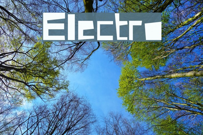 Electro Font - FFonts.net