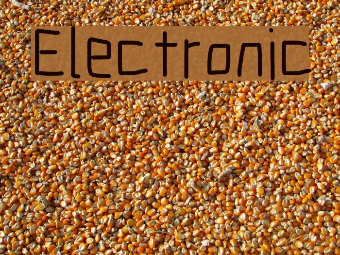 Electronic Font - FFonts.net