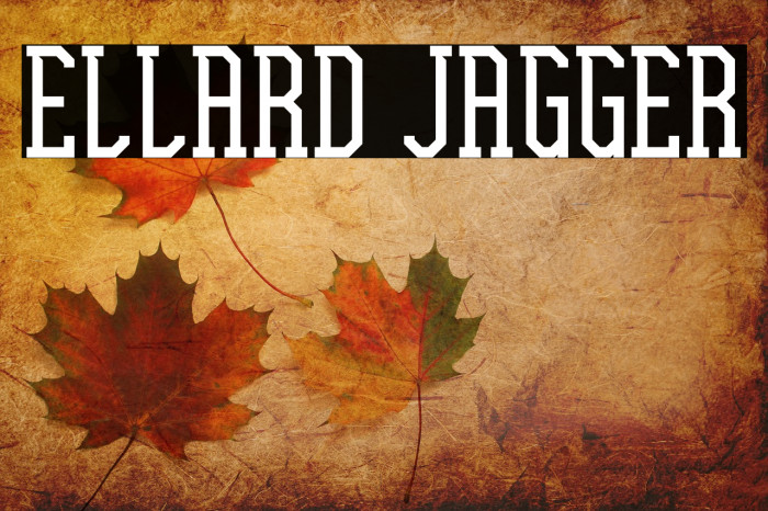 Ellard Jagger Font - FFonts.net