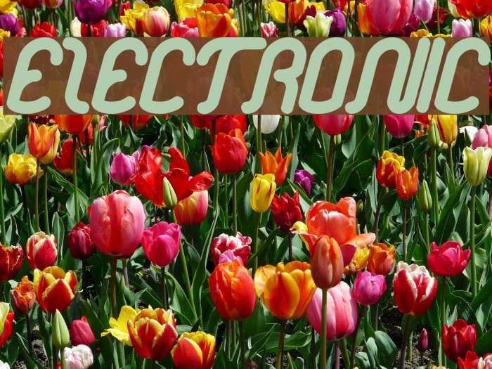 electronic Font - FFonts.net
