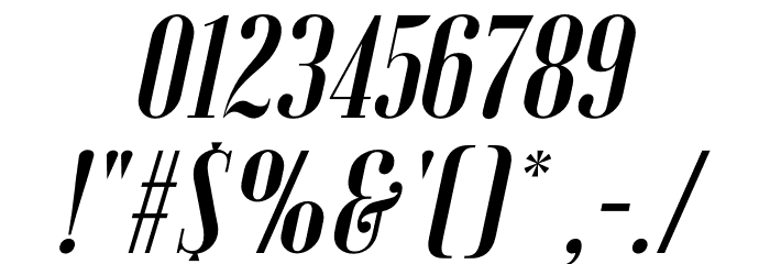 Emberly Bold Narrow Italic Font - FFonts.net
