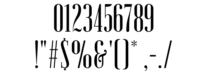 Emberly Medium Condensed Font - FFonts.net