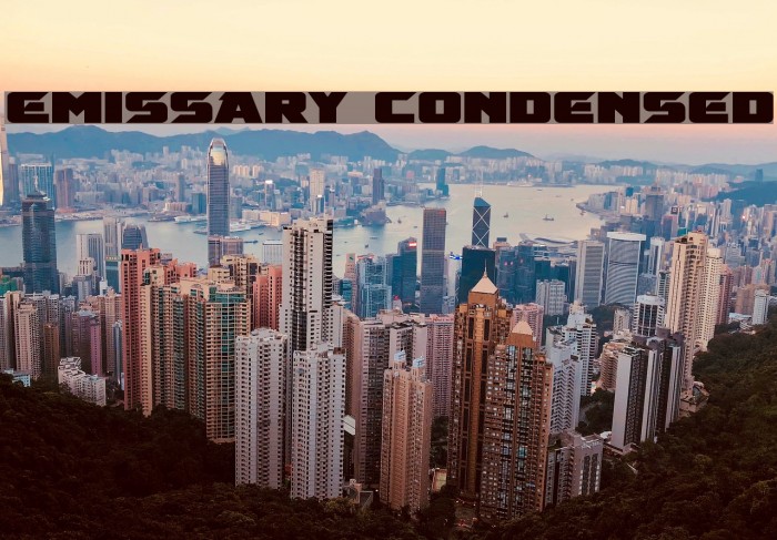 Emissary Condensed Font - FFonts.net