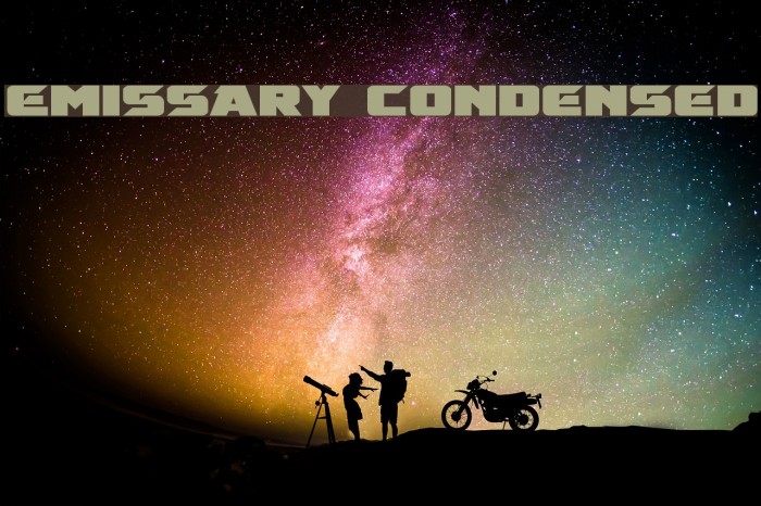 Emissary Condensed Font - FFonts.net
