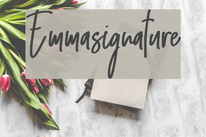 Emmasignature Font - FFonts.net