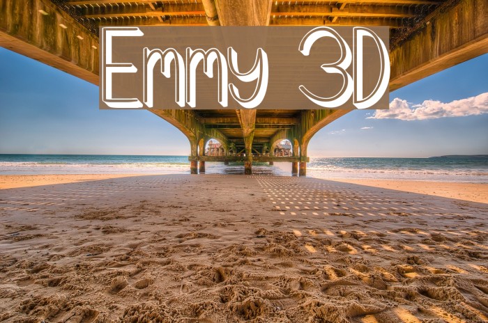 Emmy 3D Font - FFonts.net