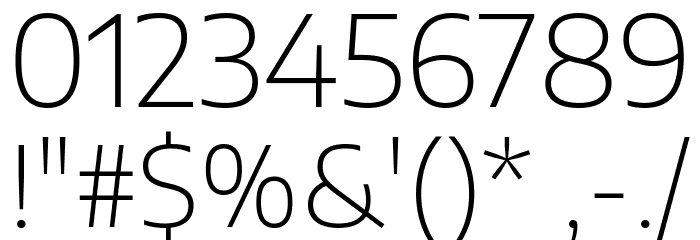 Encode Sans SemiExpanded ExtraLight Font - FFonts.net