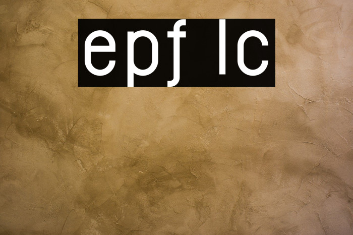 EPF LC Font - FFonts.net