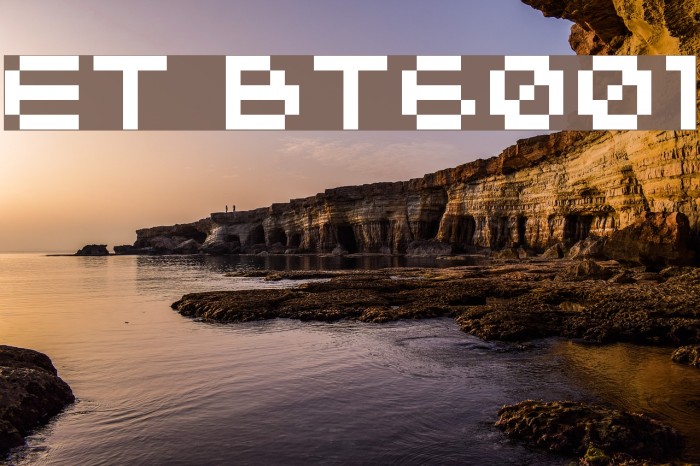 ET BT6001 Font - FFonts.net