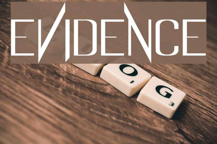 Evidence Font - FFonts.net