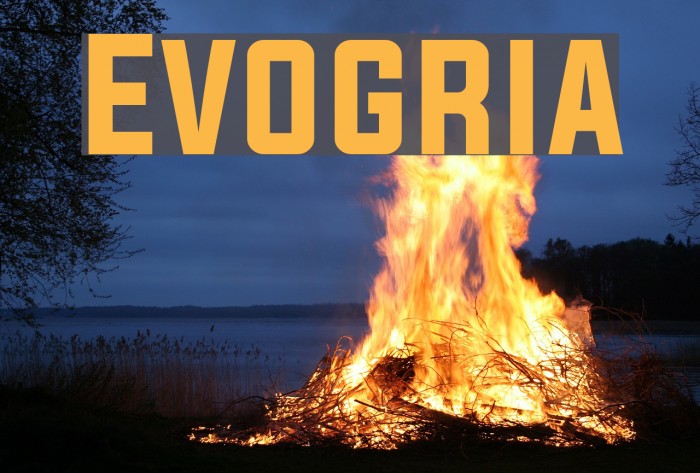 Evogria Font - FFonts.net