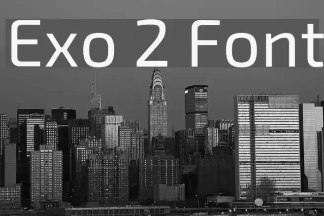 Exo 2 Font - Free Download (TTF/OTF) | FFonts.net