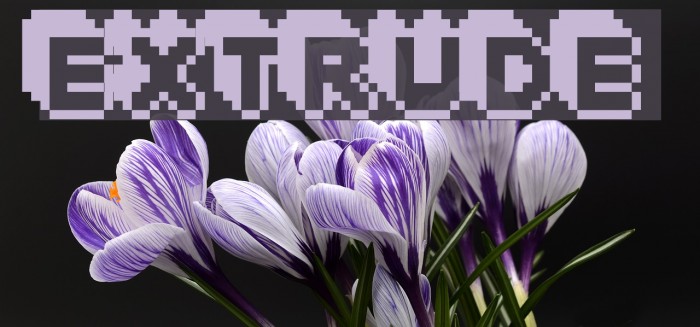 Extrude Font - FFonts.net