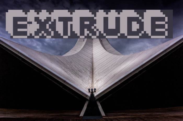 Extrude Font - FFonts.net