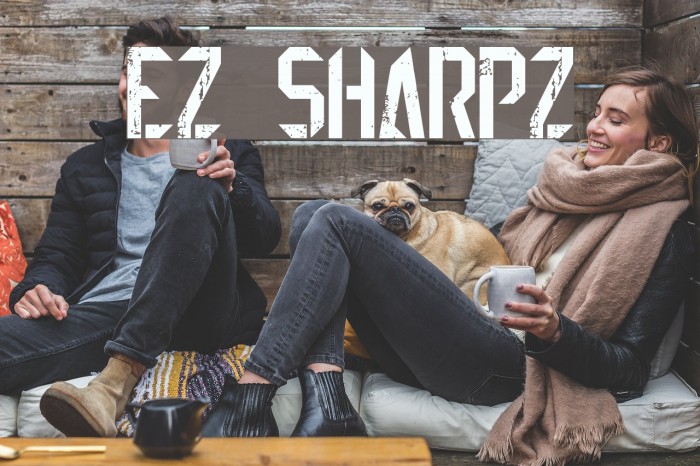 EZ Sharpz Font - FFonts.net