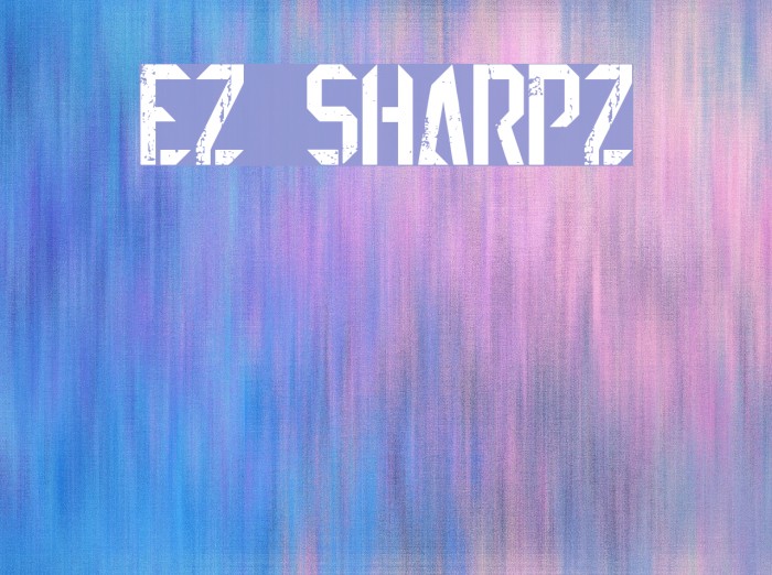 EZ Sharpz Font - FFonts.net