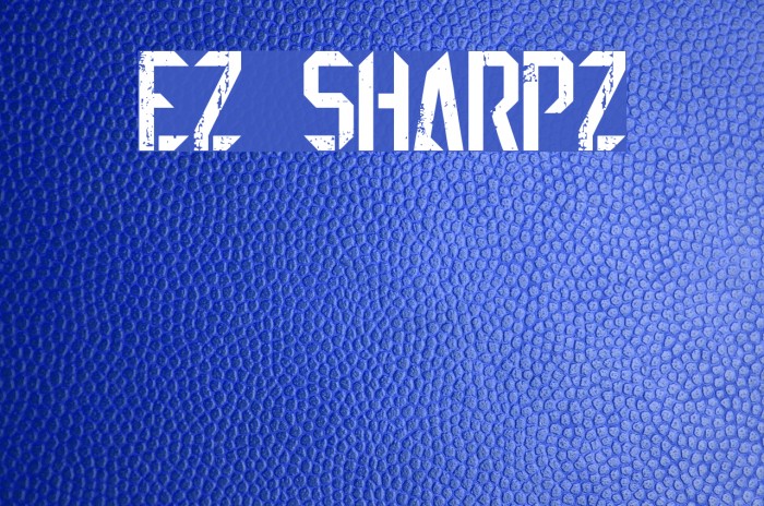 EZ Sharpz Font - FFonts.net