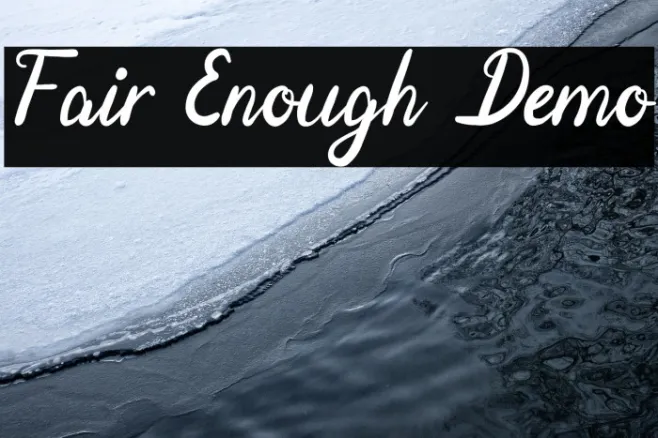 Fair Enough Demo Font | Free Download (TTF/OTF) | FFonts.net