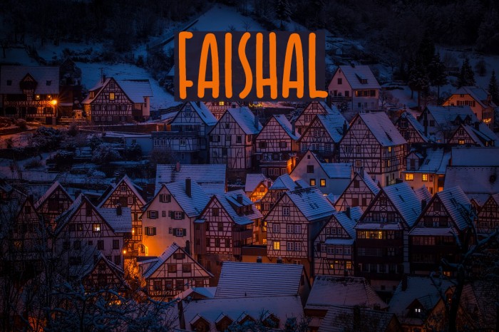 Faishal Font - FFonts.net