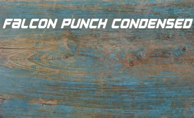 Falcon Punch Condensed Font | Free Download (TTF/OTF) | FFonts.net