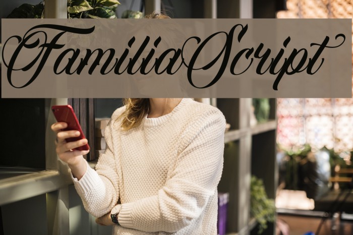 FamiliaScript Font - FFonts.net