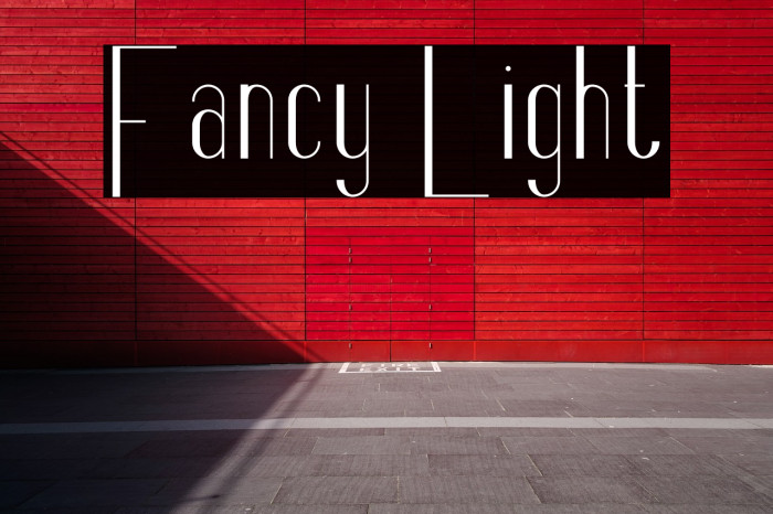 Fancy Light Font - FFonts.net