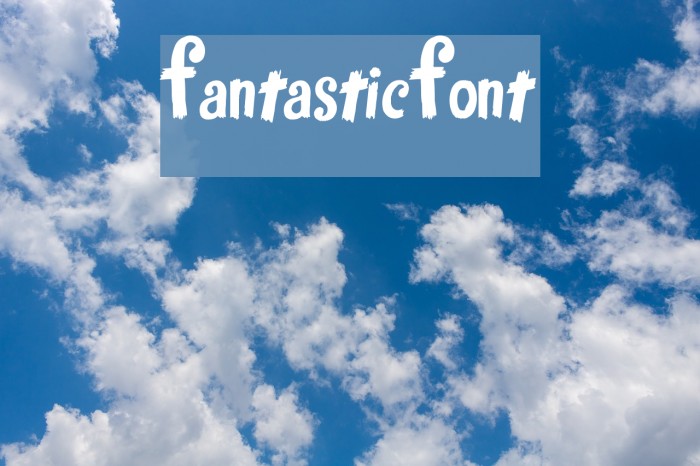FantasticFont Font - FFonts.net