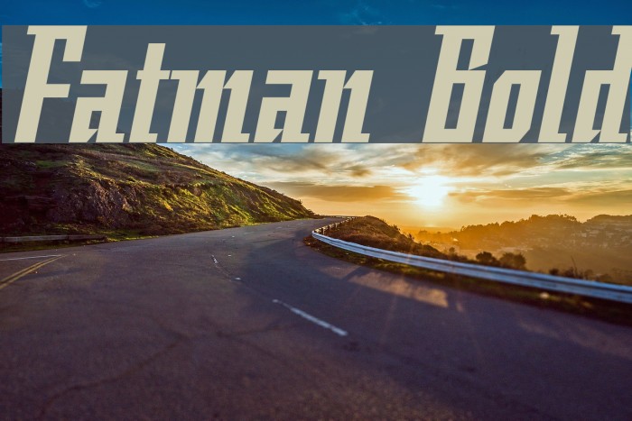 Fatman Bold Font - FFonts.net