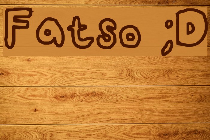 Fatso ;D Font - FFonts.net