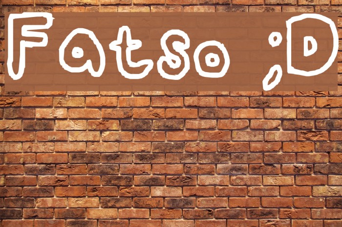Fatso ;D Font - FFonts.net