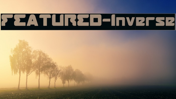 FEATURED-Inverse Font - FFonts.net