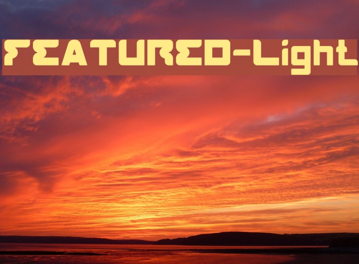 FEATURED-Light Font - FFonts.net