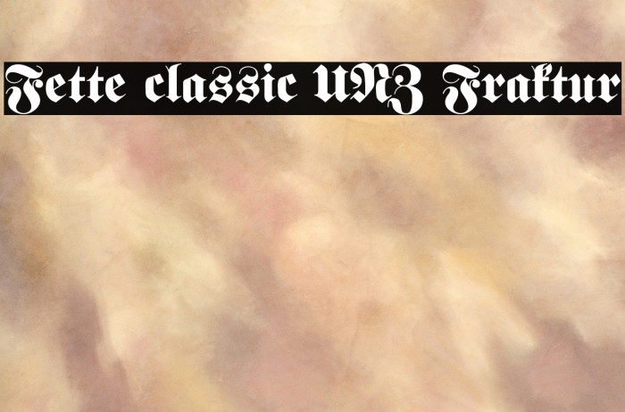 Fette classic UNZ Fraktur Font - FFonts.net