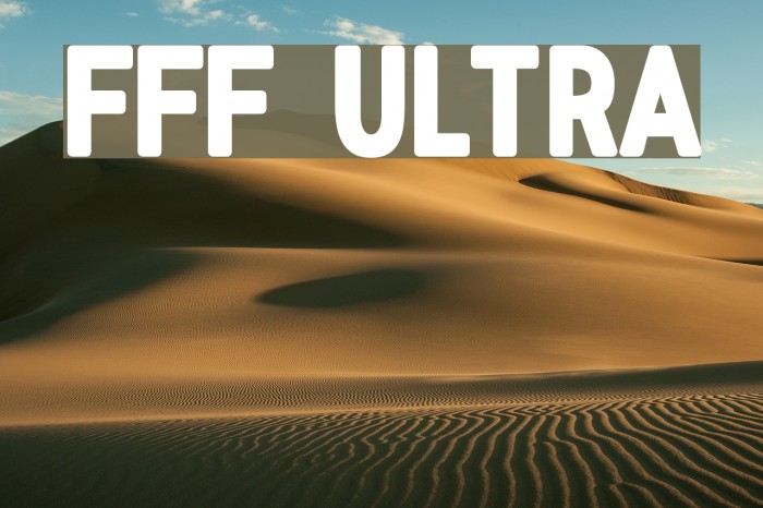 FFF Ultra Font - FFonts.net