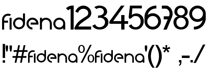 Fidena Font - FFonts.net