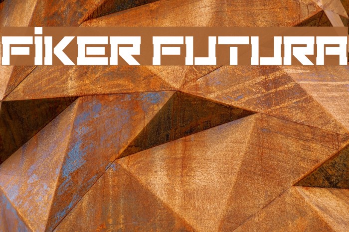 Fiker Futura Font - FFonts.net