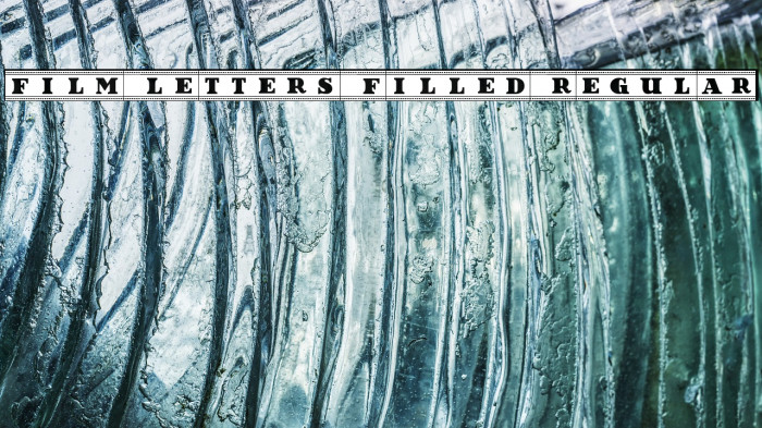 Film Letters Filled Regular Font - FFonts.net