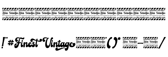 Finest Vintage Regular Font - FFonts.net