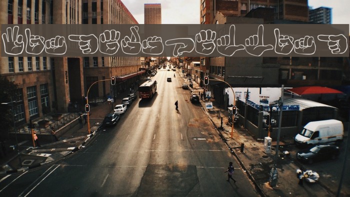 Fingerspelling Font - FFonts.net