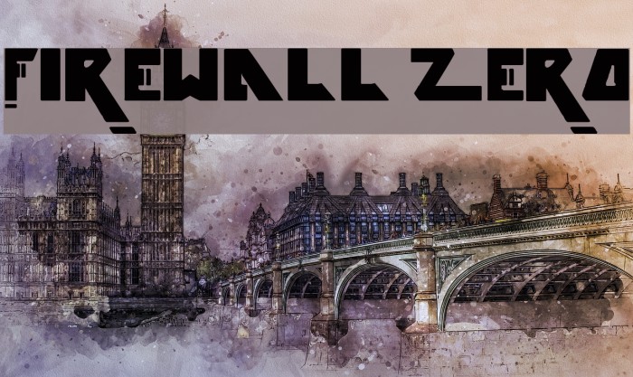 Firewall zero Font - FFonts.net