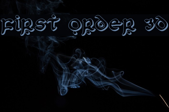 First Order 3D Font - FFonts.net