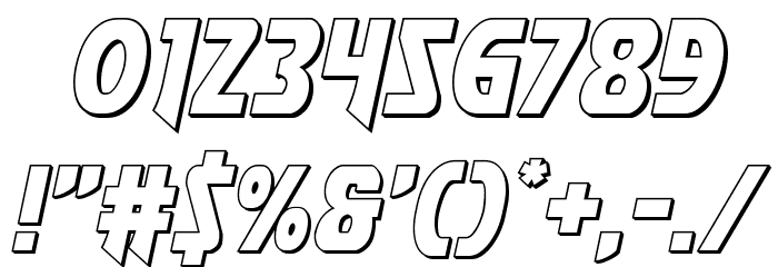 Flash Rogers Outline Font - FFonts.net
